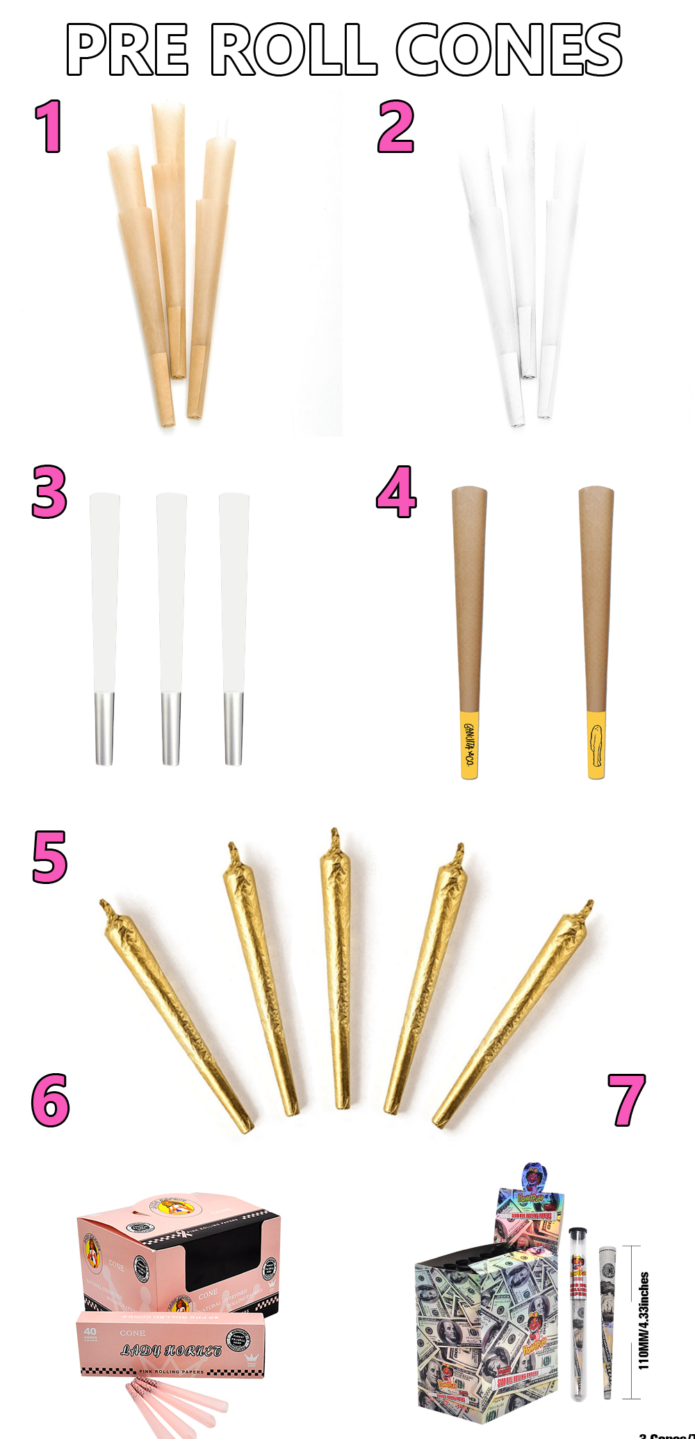 pre roll paper cones supplier | Archibald